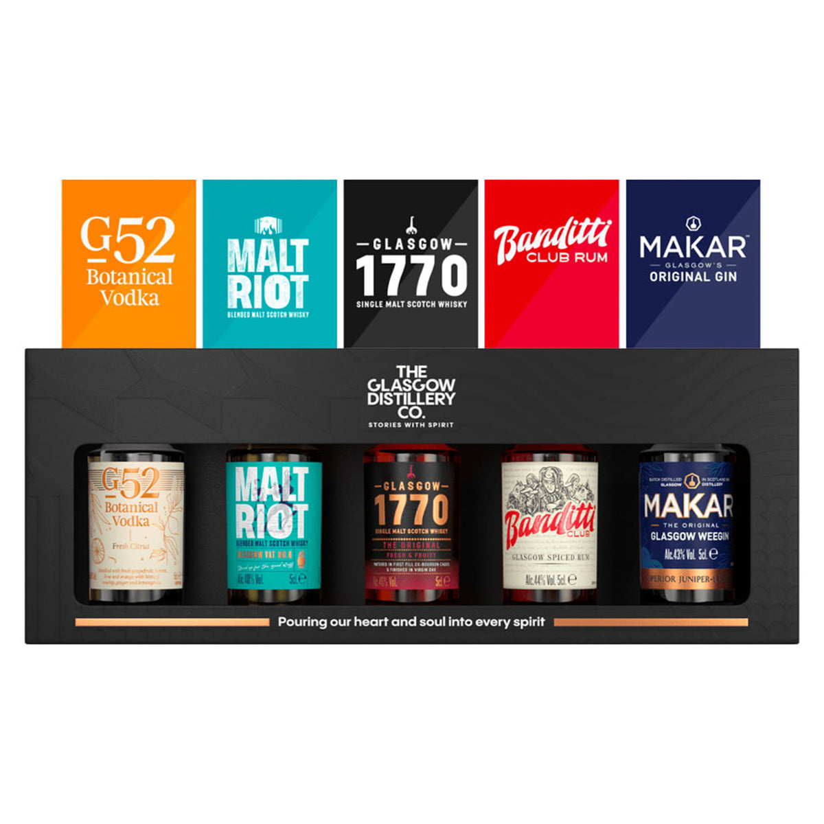 Glasgow 1770 Stories with Spirit Gift Pack - 5 x 5cl — Historic ...