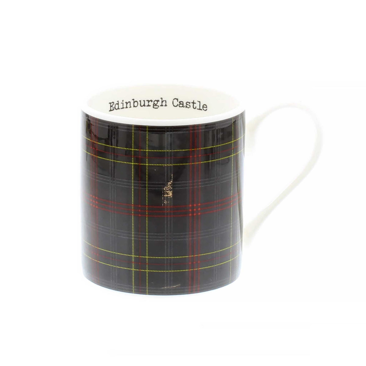 Edinburgh Castle Tartan Mug — Historic Scotland Shop