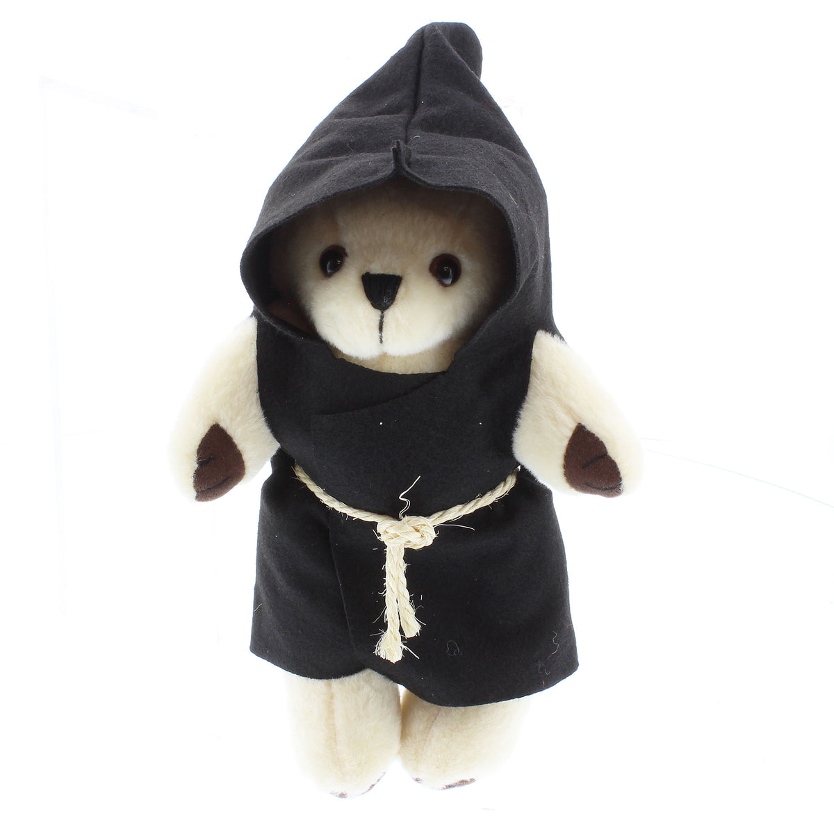 Medieval Monk Bear Black Robe — Historic Scotland Shop