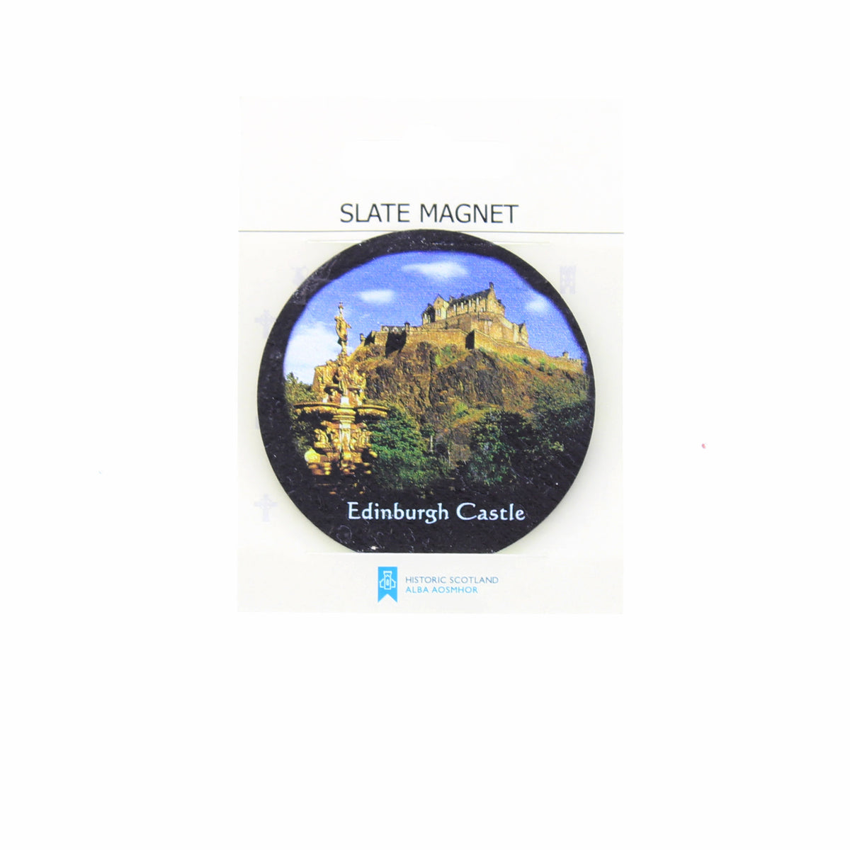 Edinburgh Castle Slate Photo Magnet — Historic Scotland Shop