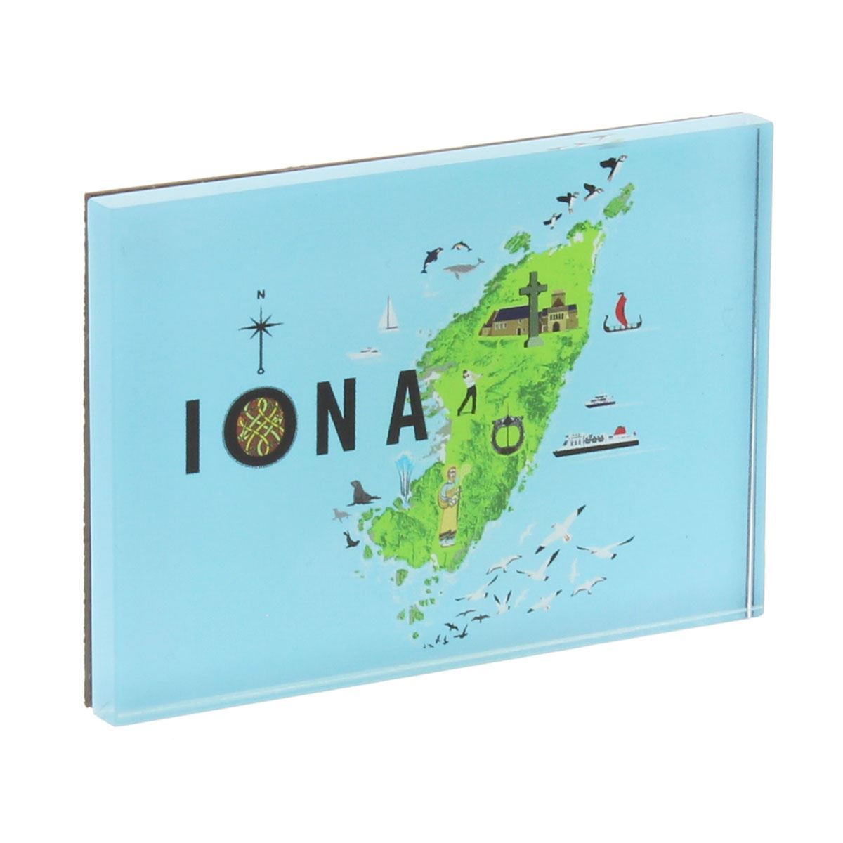 Iona Map Magnet — Historic Scotland Shop
