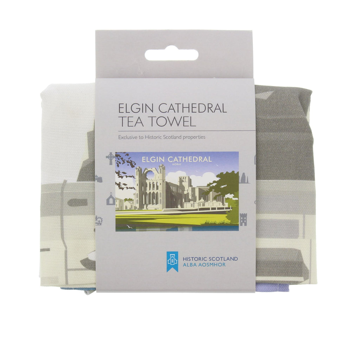Exclusive Elgin Cathedral tea towel — Historic Scotland Shop