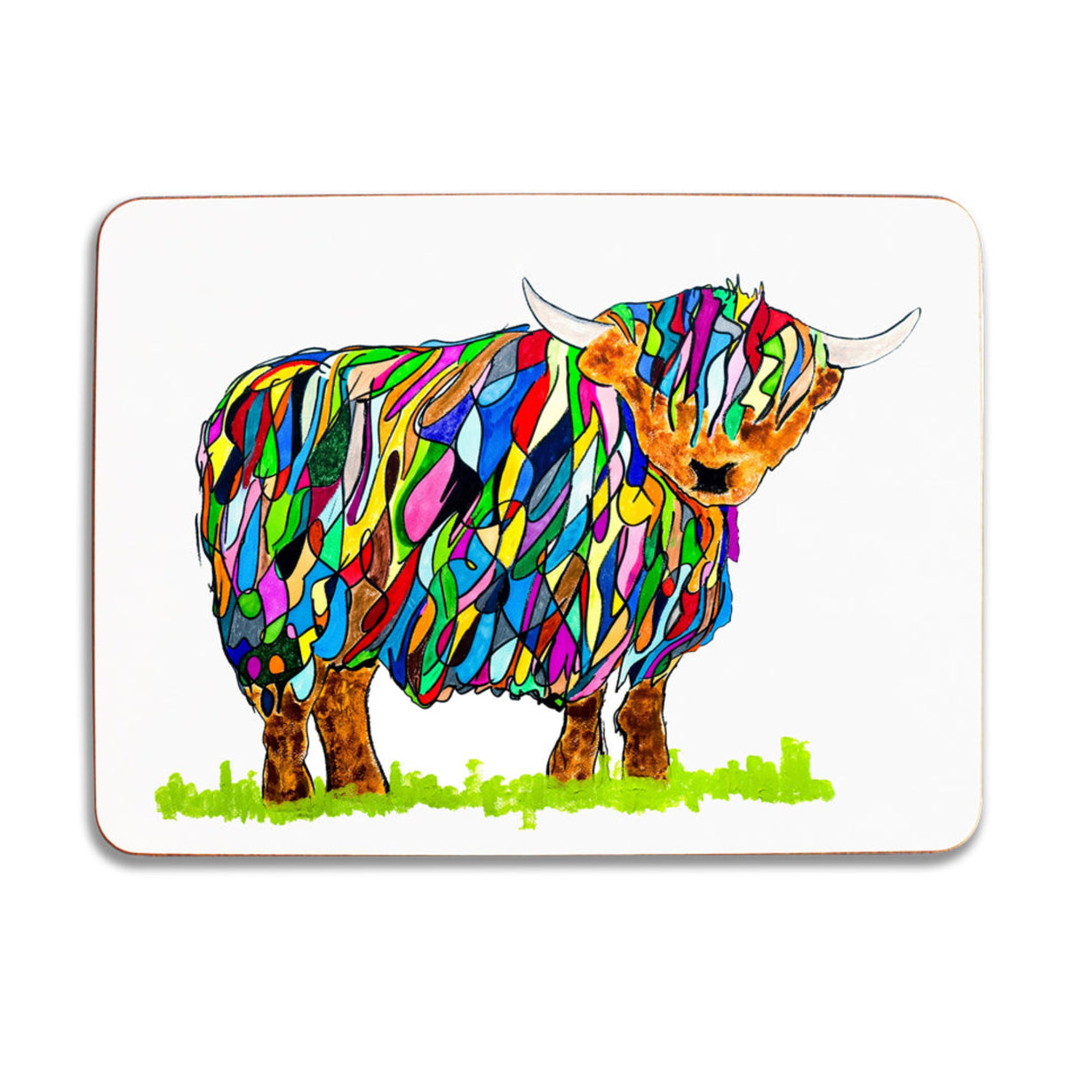 Highland Cow Tablemat — Historic Scotland Shop